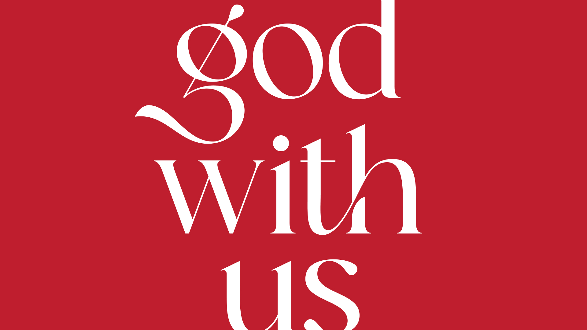God With Us in the Beginning - First Baptist Church Marble Falls